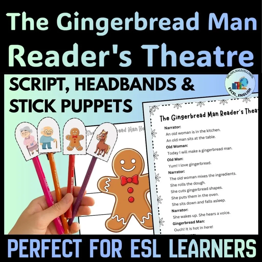 The Gingerbread Man Reader’s Theatre: The Perfect End-of-Year ESL ...