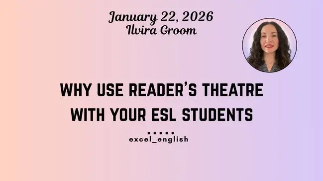 Why Use Reader's Theatre With Your ESL Students - englishilvira.com